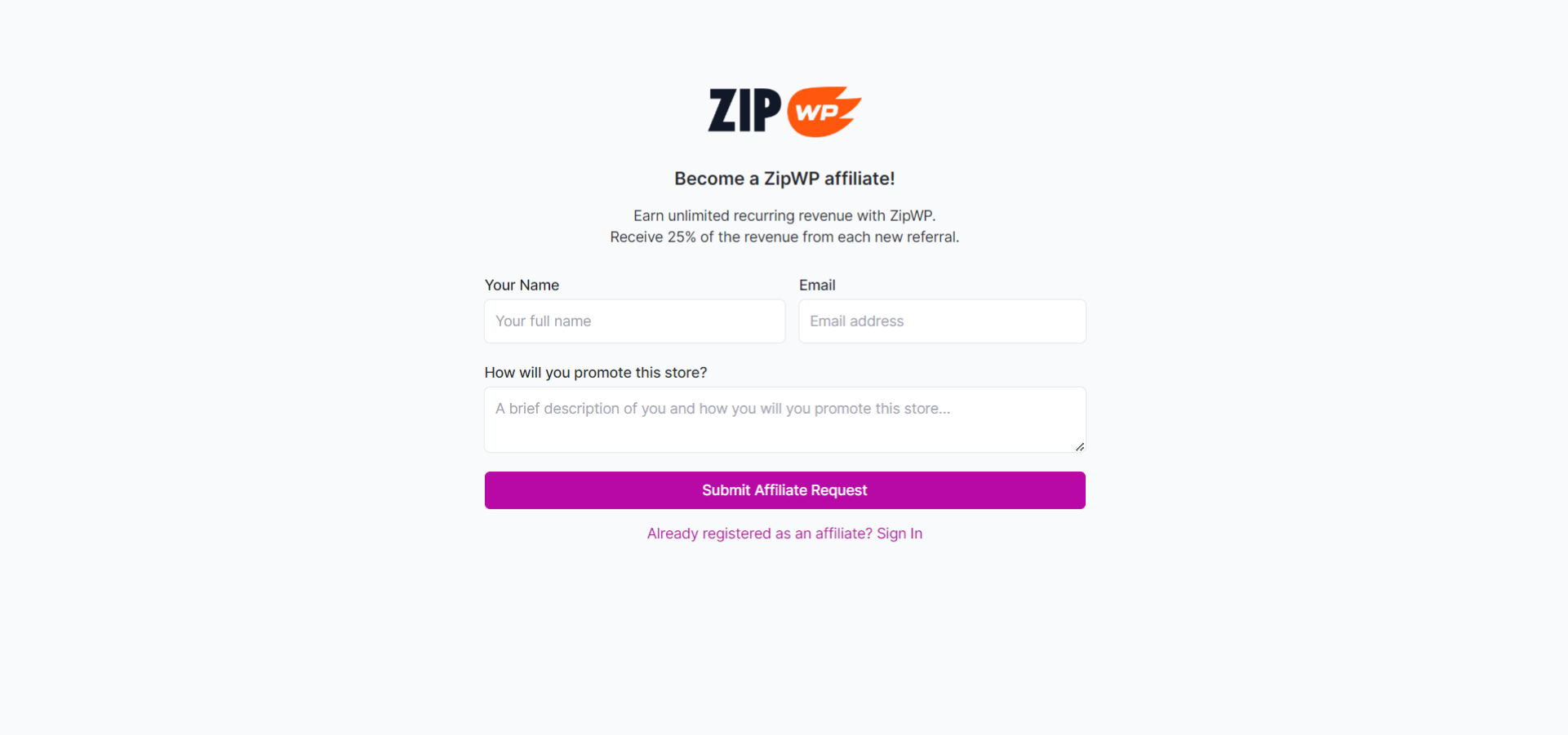 How Can I Become An Affiliate of ZipWP? » ZipWP