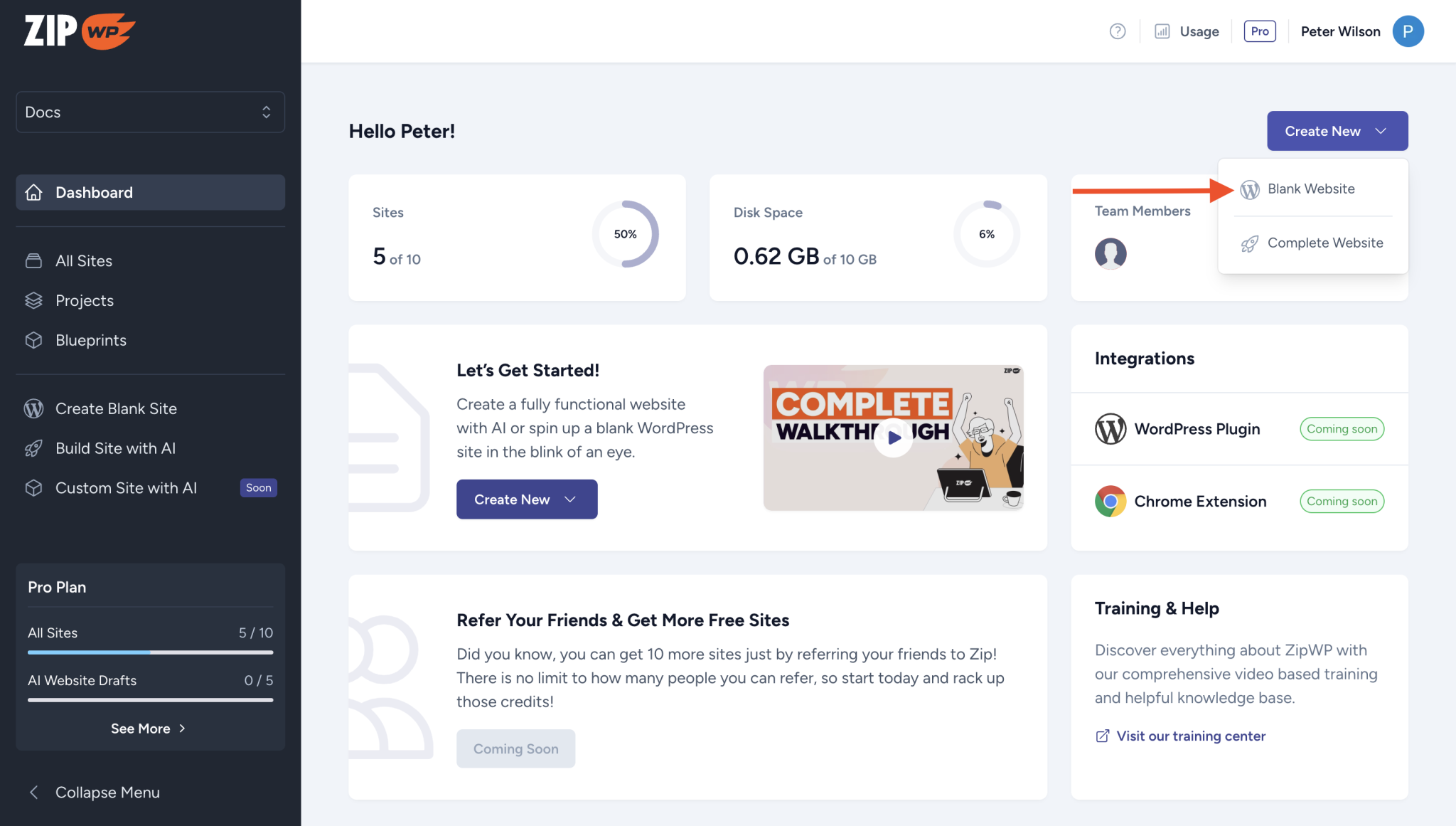 How to Create a WordPress Multisite with ZipWP » ZipWP