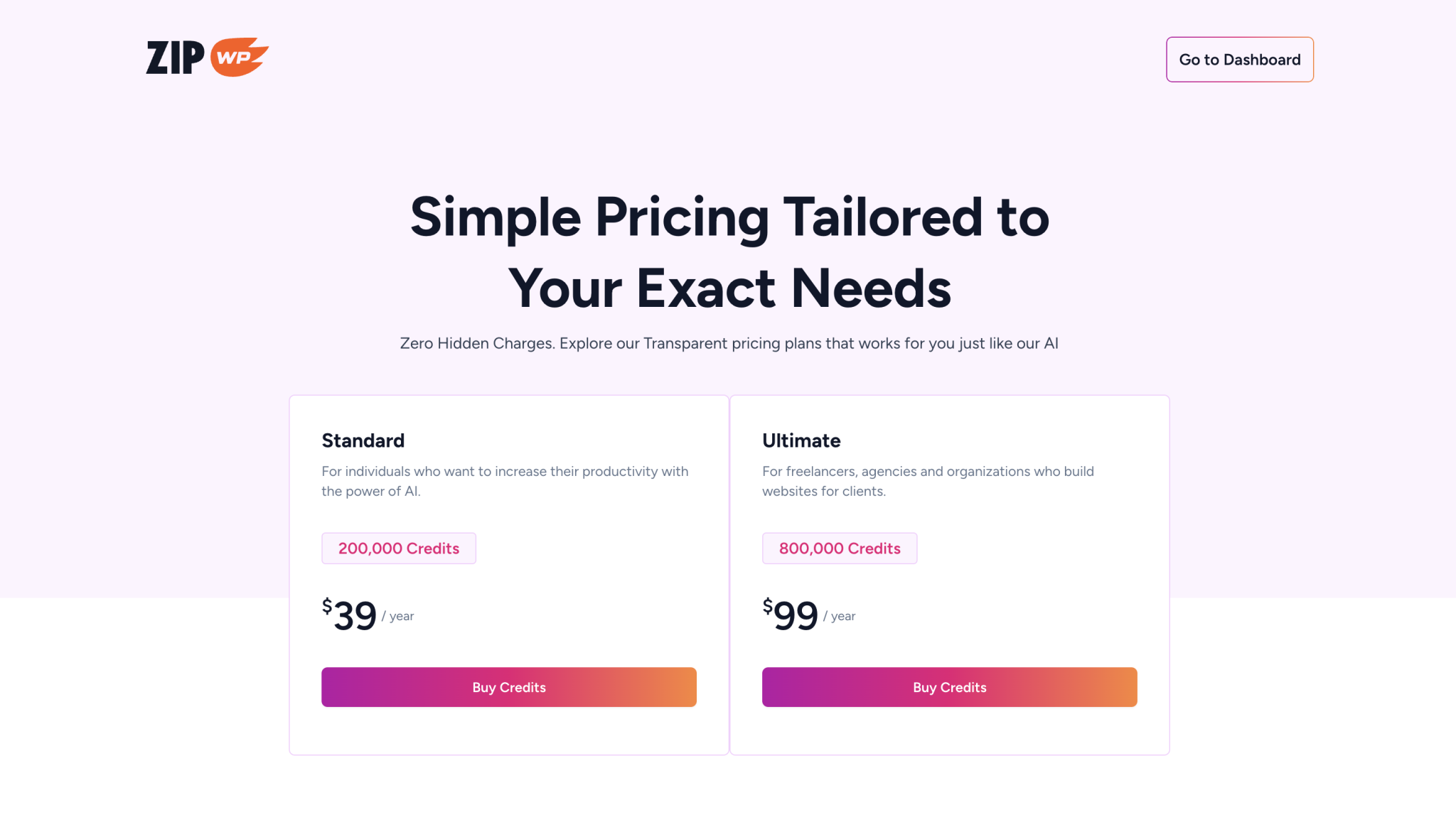 All About ZipWP Credits: What Are Credits & How Are They Calculated? » ZipWP